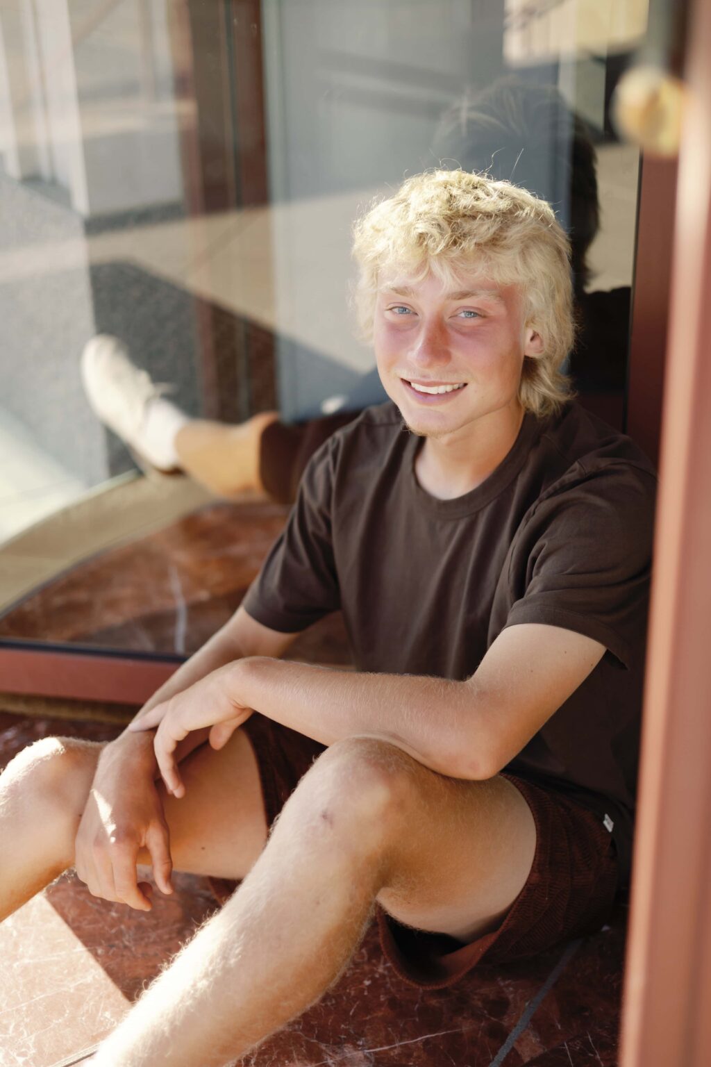 Charlie's Senior Pictures with City Vibes with Carmel Photographer